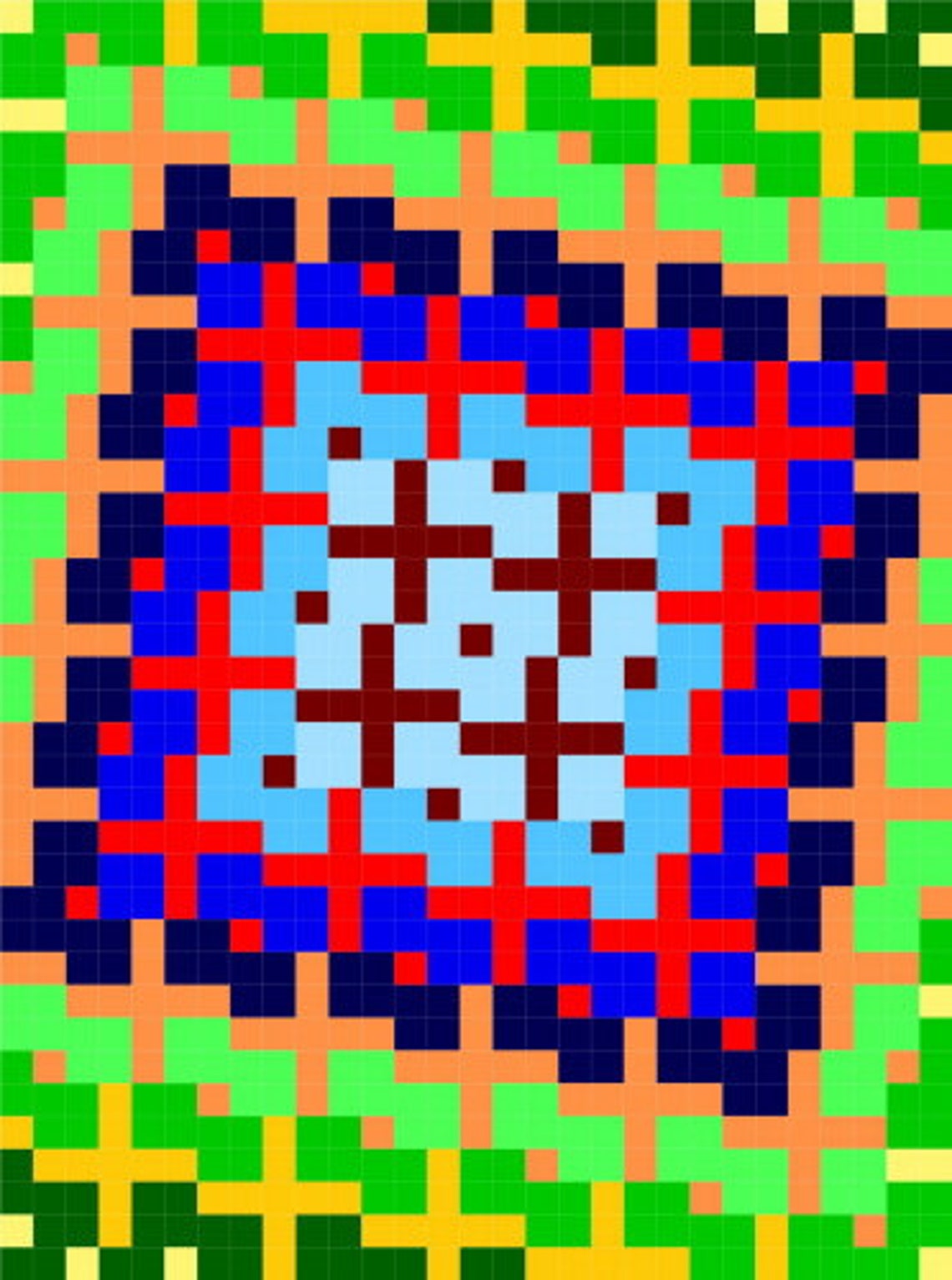 0020 Skew Windows Quilt Pattern - Etsy