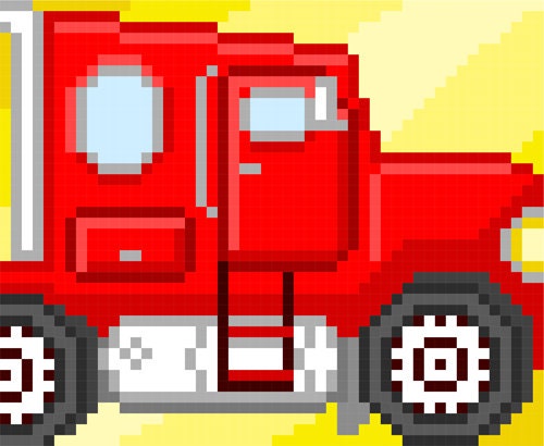 0108 Semi Truck Quilt Pattern - Etsy