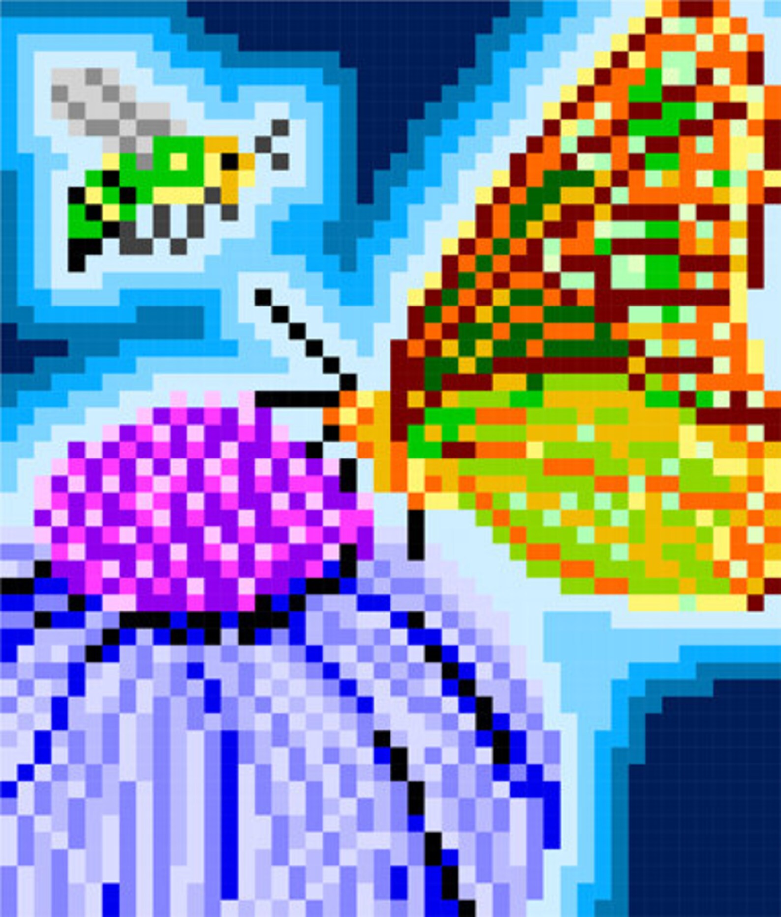 0143 Bee and Butterfly Quilt Pattern - Etsy