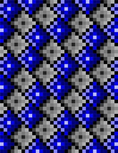 0003 3D Checkers Quilt Pattern - Etsy