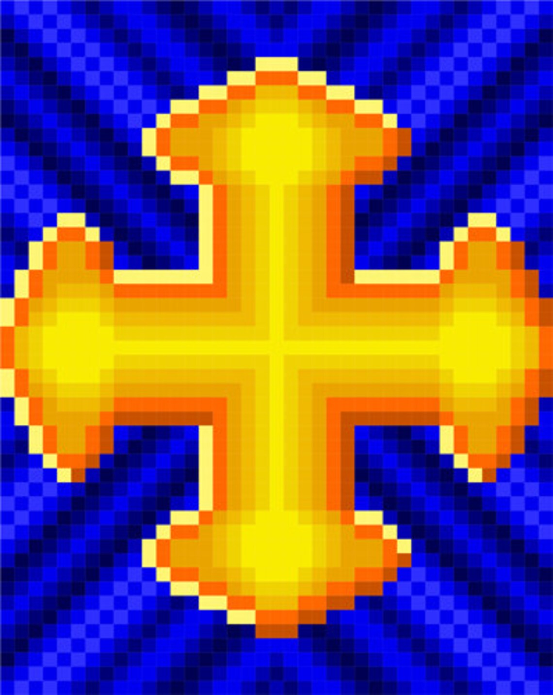 0068 Shield Cross Quilt Pattern - Etsy