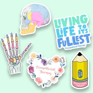 Occupational Therapy OT Vinyl Sticker Set of 5 - Etsy