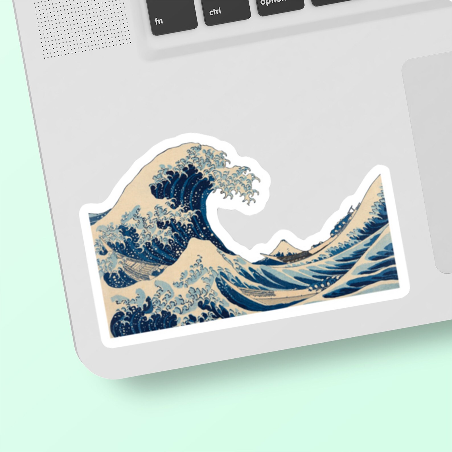 The Great Wave Vinyl Sticker Art History - Etsy