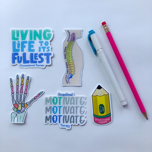 OT Sticker Pack 1 Occupational Therapy Occupational - Etsy