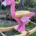 Pink Flamingo Rocker Wooden Rocking Horse for Toddler Rocker Ride on ...