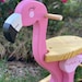 Pink Flamingo Rocker Wooden Rocking Horse for Toddler Rocker Ride on ...