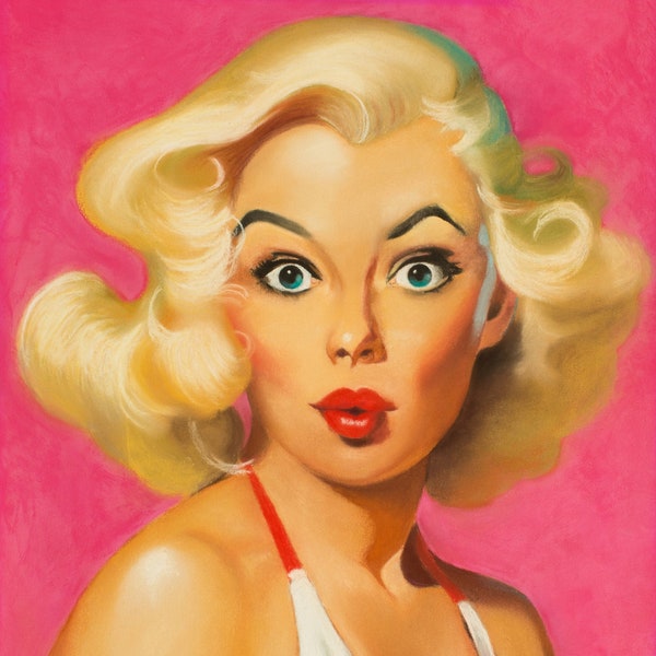 Pinup Postcards - Etsy