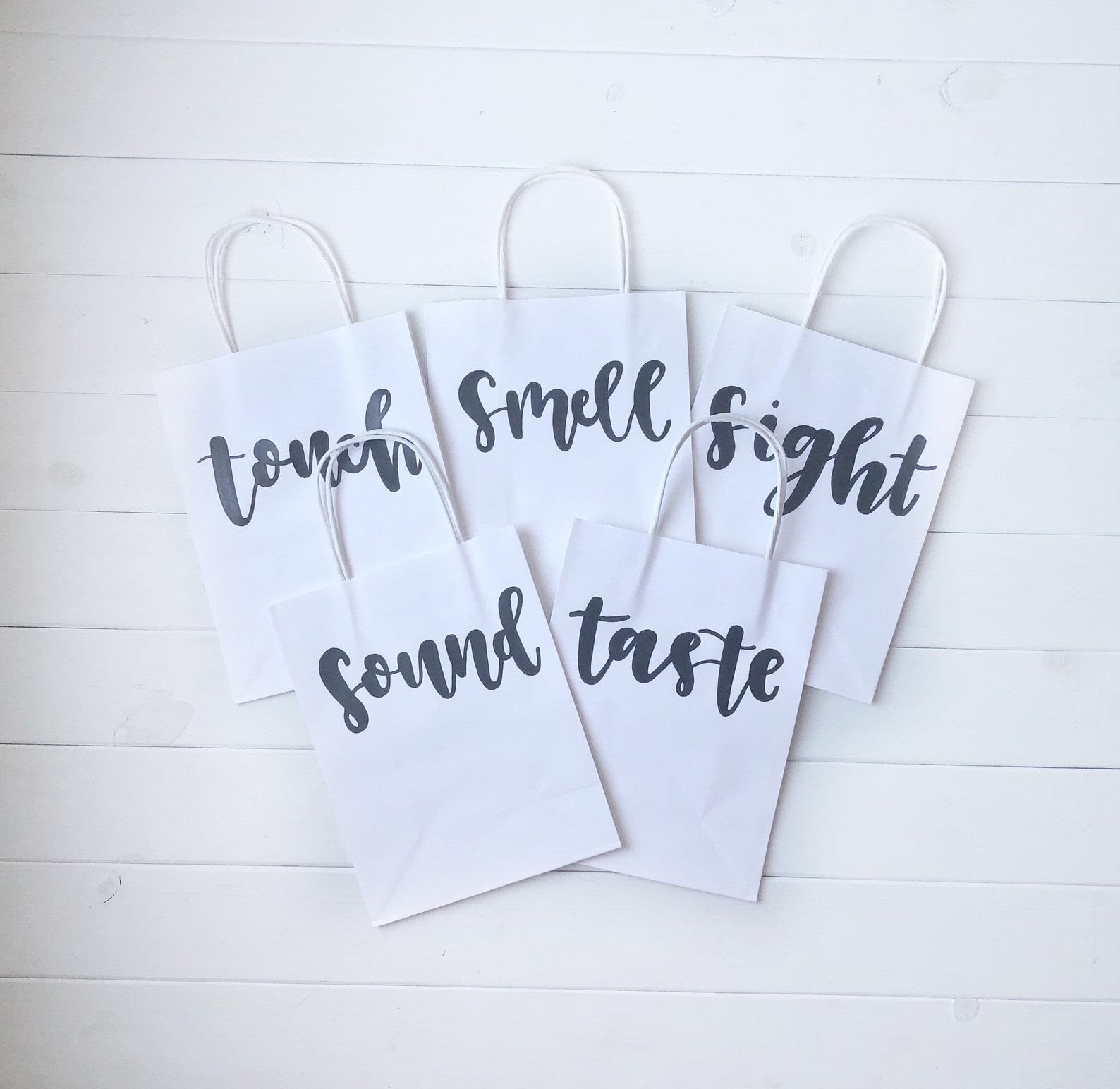 Five senses gift bags 5 senses Valentines Day gift bags | Etsy