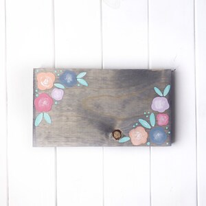 Teacher Classroom Sign- Personalized Floral Name Sign Teacher Desk Sign ...