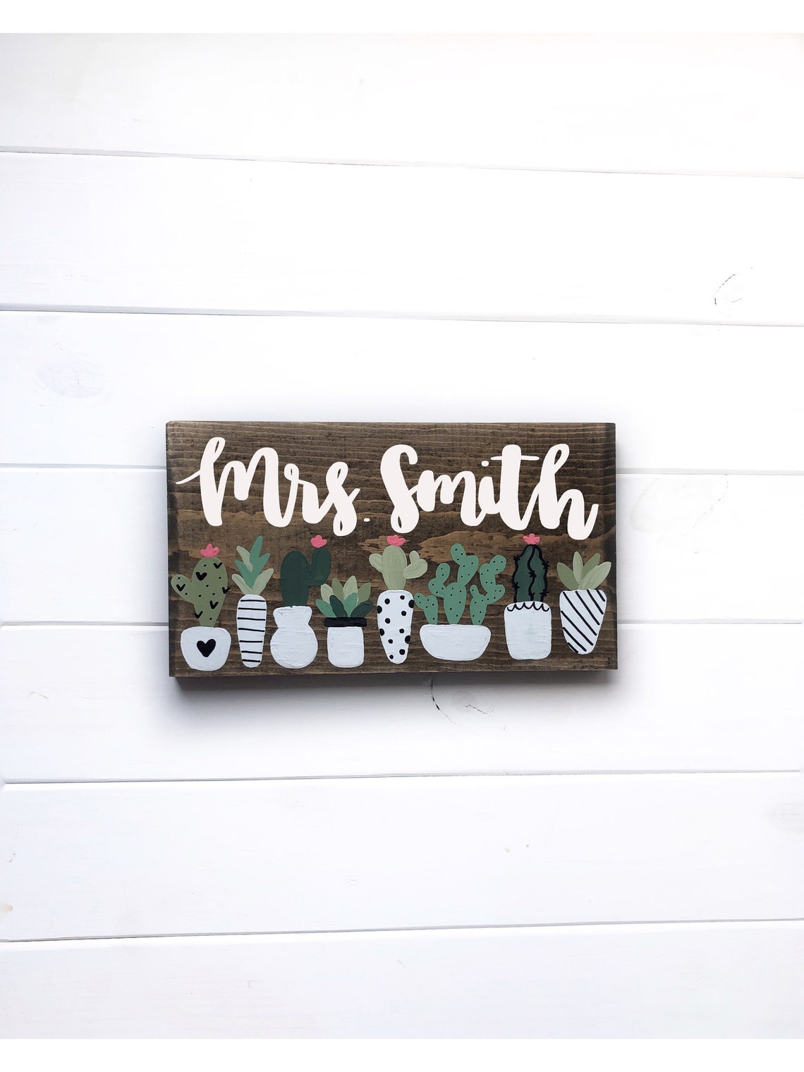 Personalized Teacher Sign Custom Teacher Name Sign Teacher - Etsy