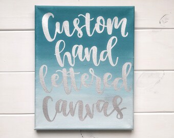 Hand Lettered Sign | Etsy