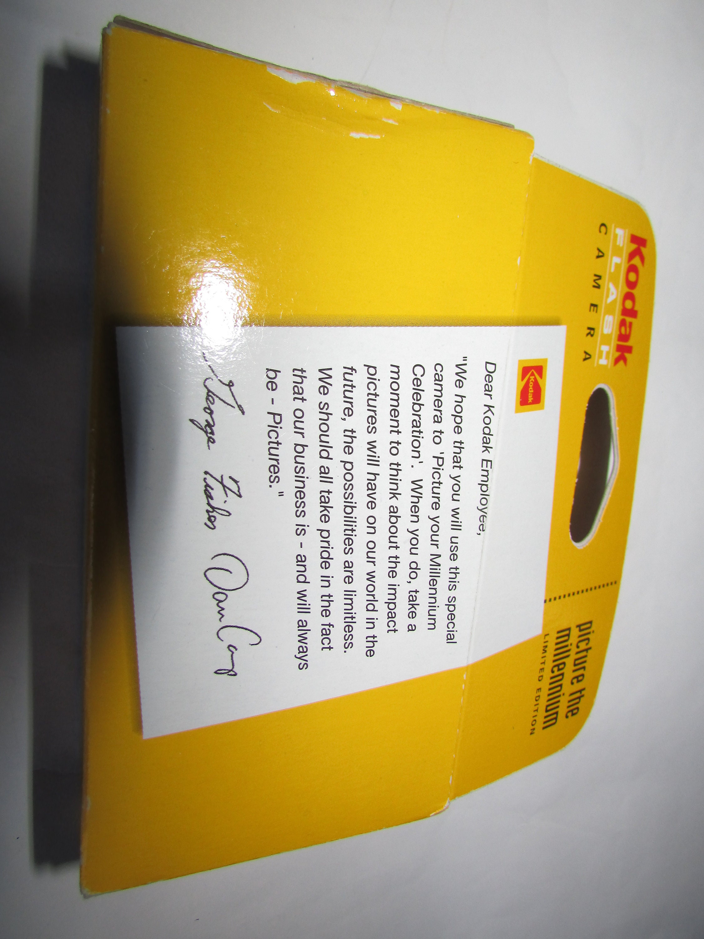 Rare One Time Use Disposable Kodak 2000 Millennium Flash Camera Only ...