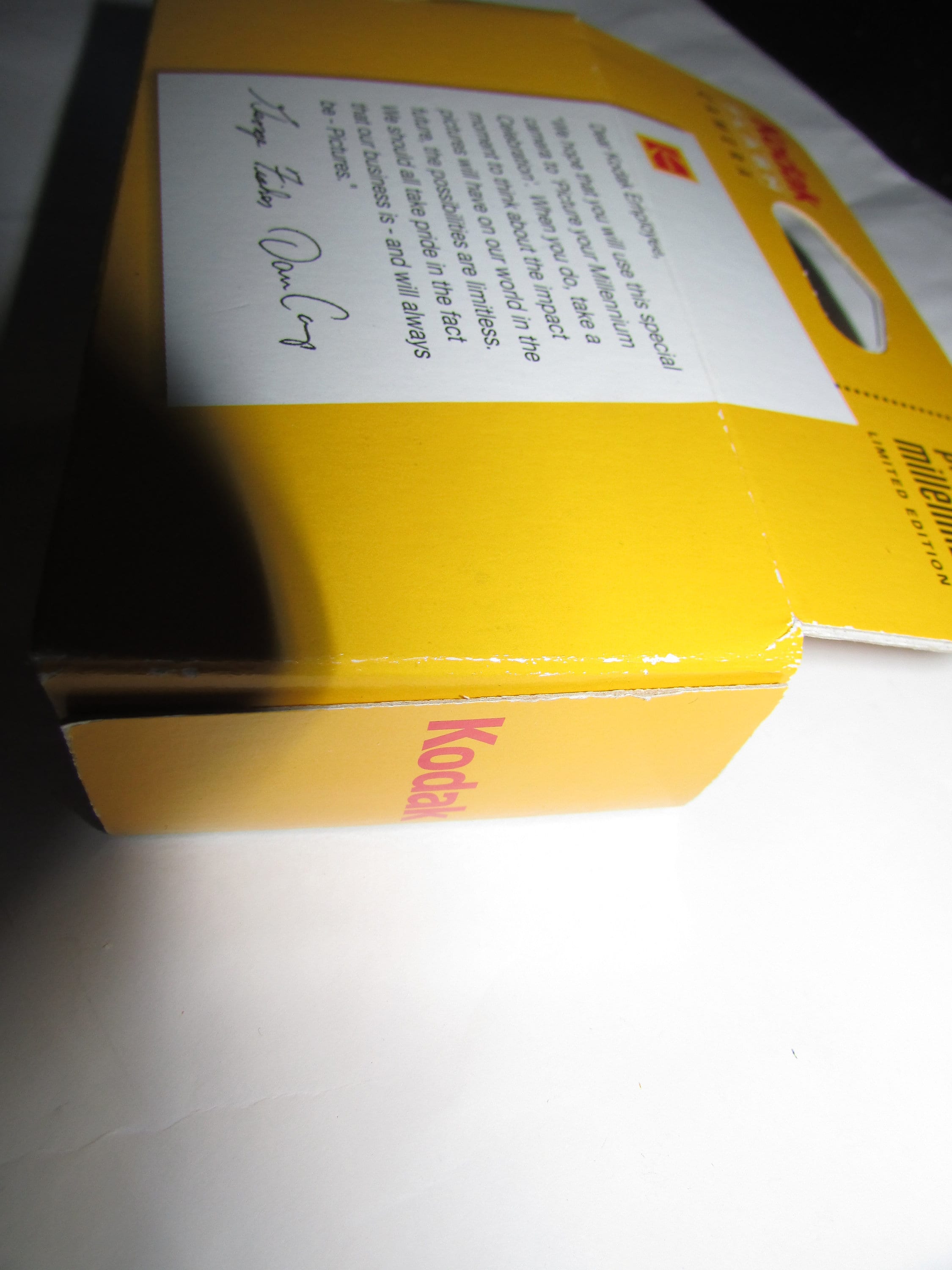 Rare One Time Use Disposable Kodak 2000 Millennium Flash Camera Only ...