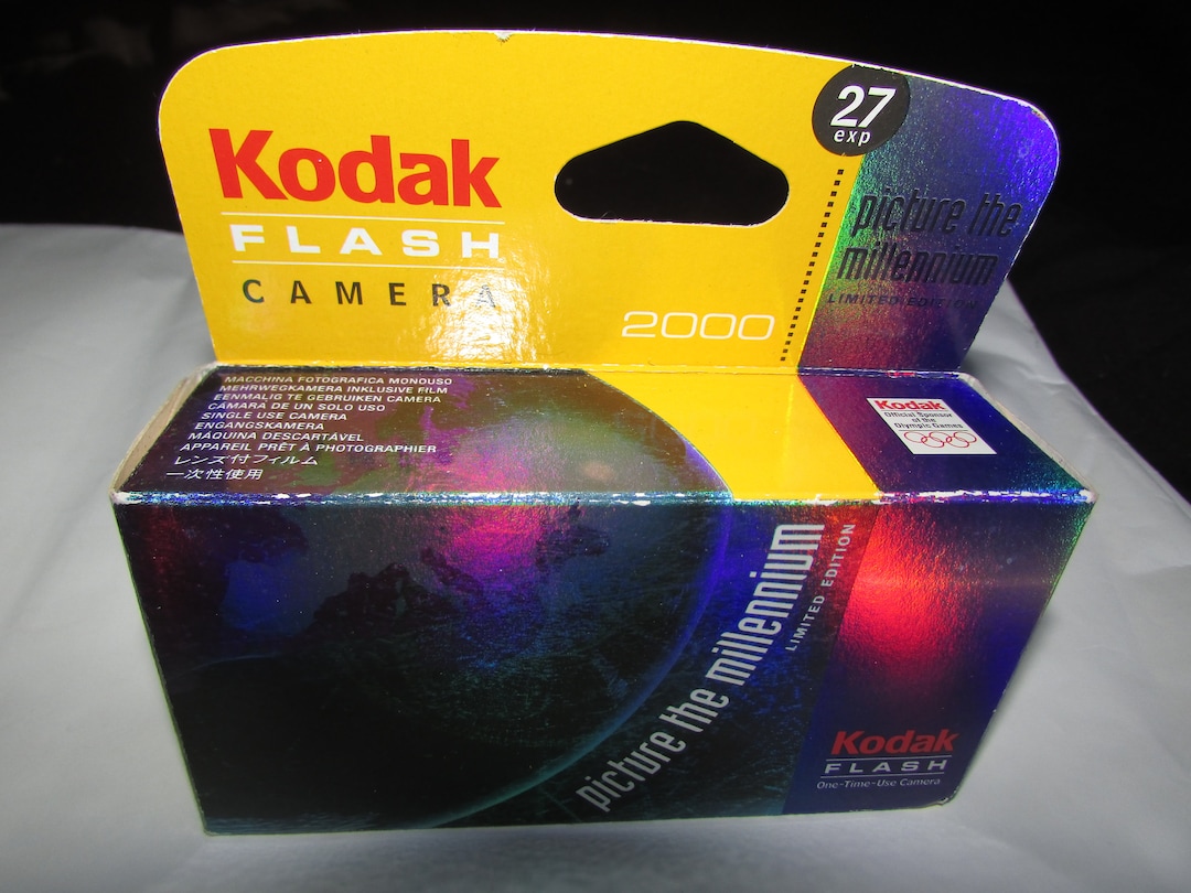 Rare One Time Use Disposable Kodak 2000 Millennium Flash Camera Only ...