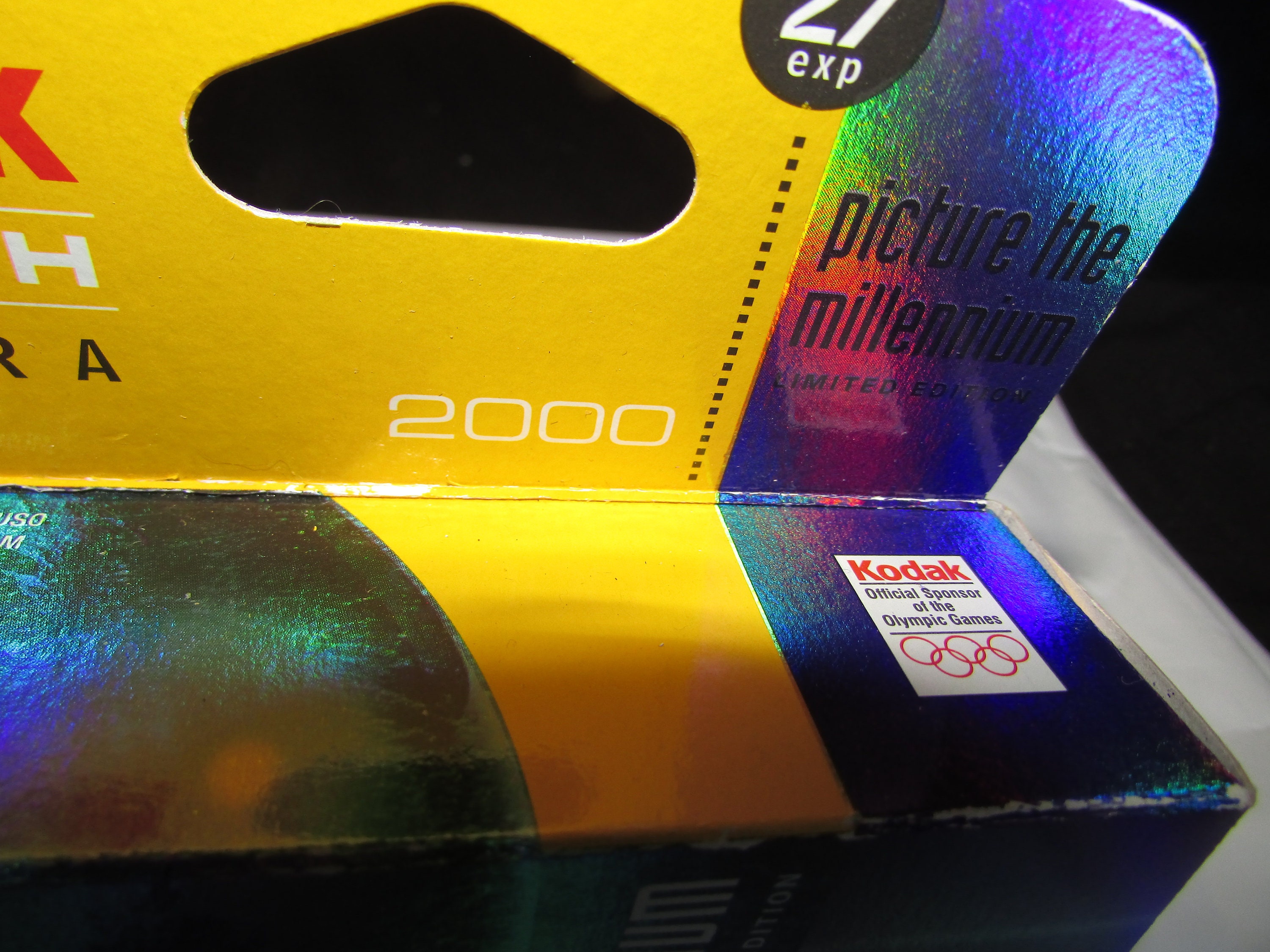 Rare One Time Use Disposable Kodak 2000 Millennium Flash Camera Only ...
