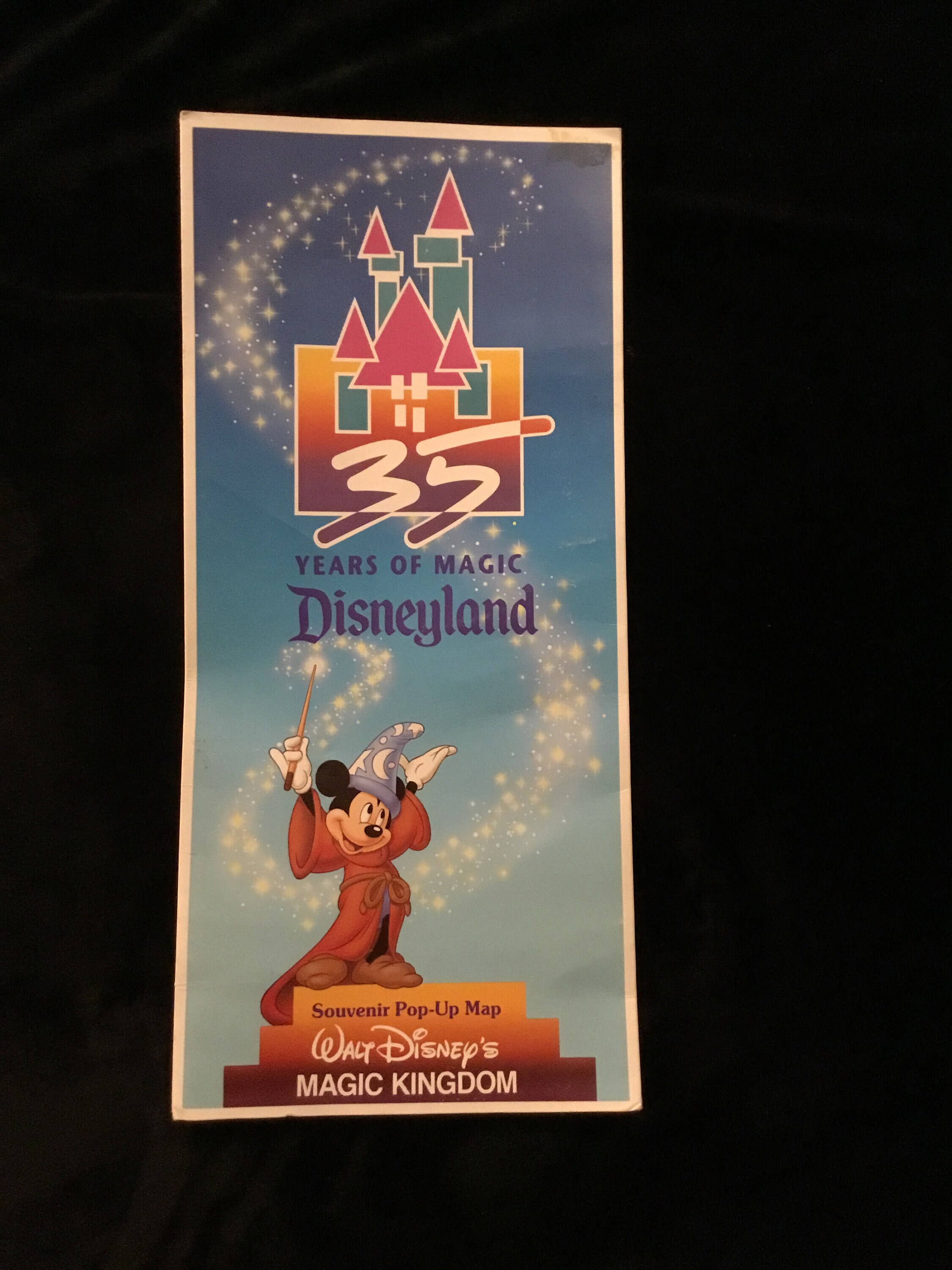Disneyland 35th Anniversary Pop up Map - Etsy