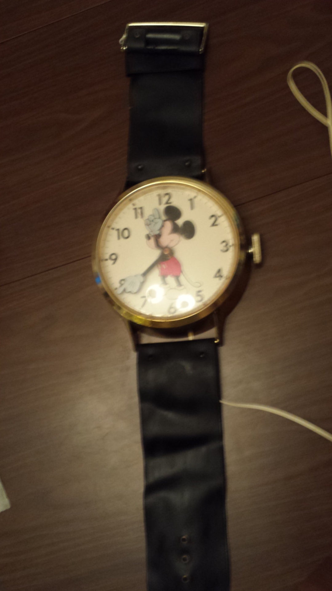 Mickey Mouse Elgin Watch Clock - Etsy