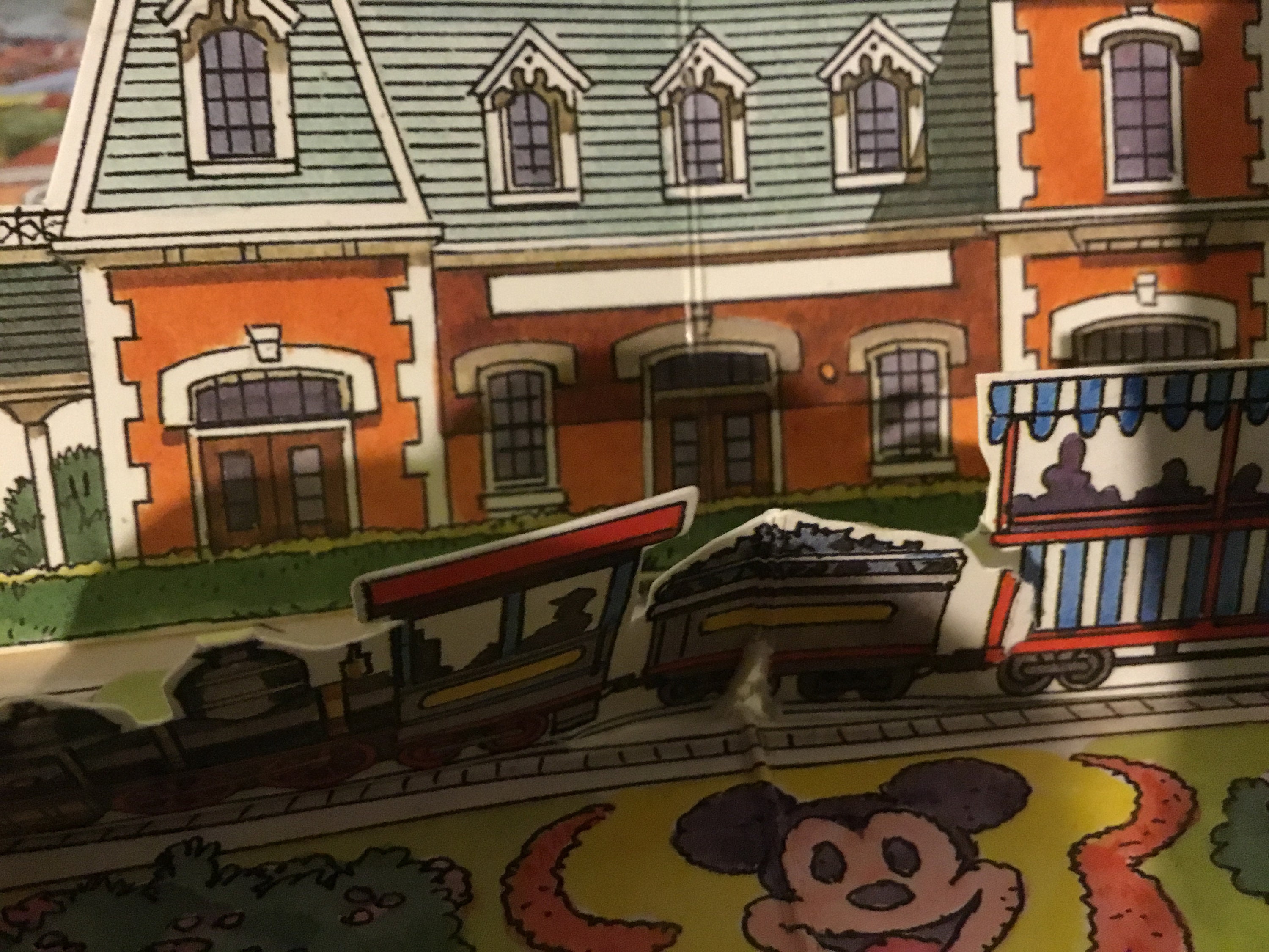 Disneyland 35th Anniversary Pop up Map - Etsy