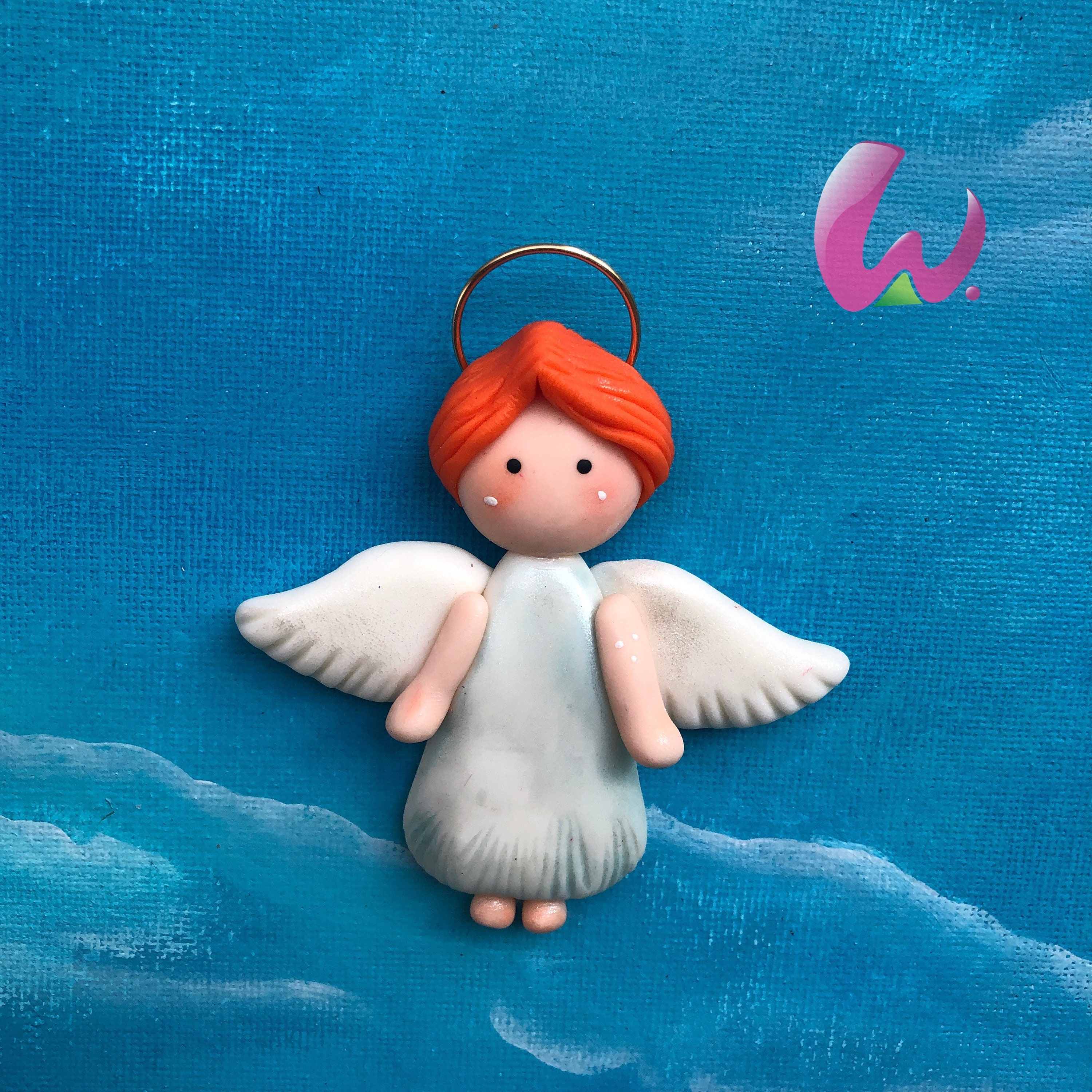 Magnet Angel in Cold Porcelain (price by Unit) - Etsy