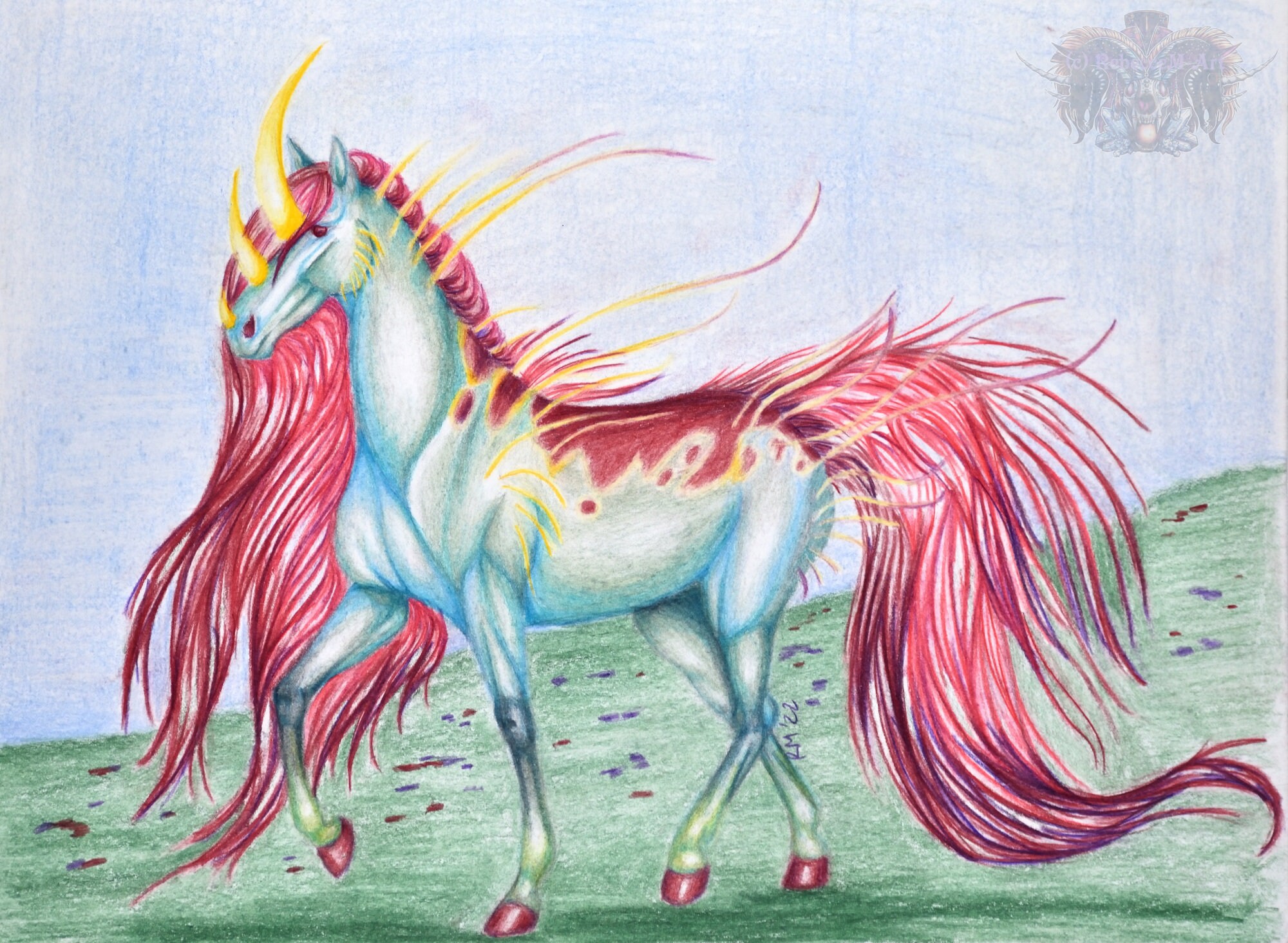 Mythical Creatures Unicorn Drawing