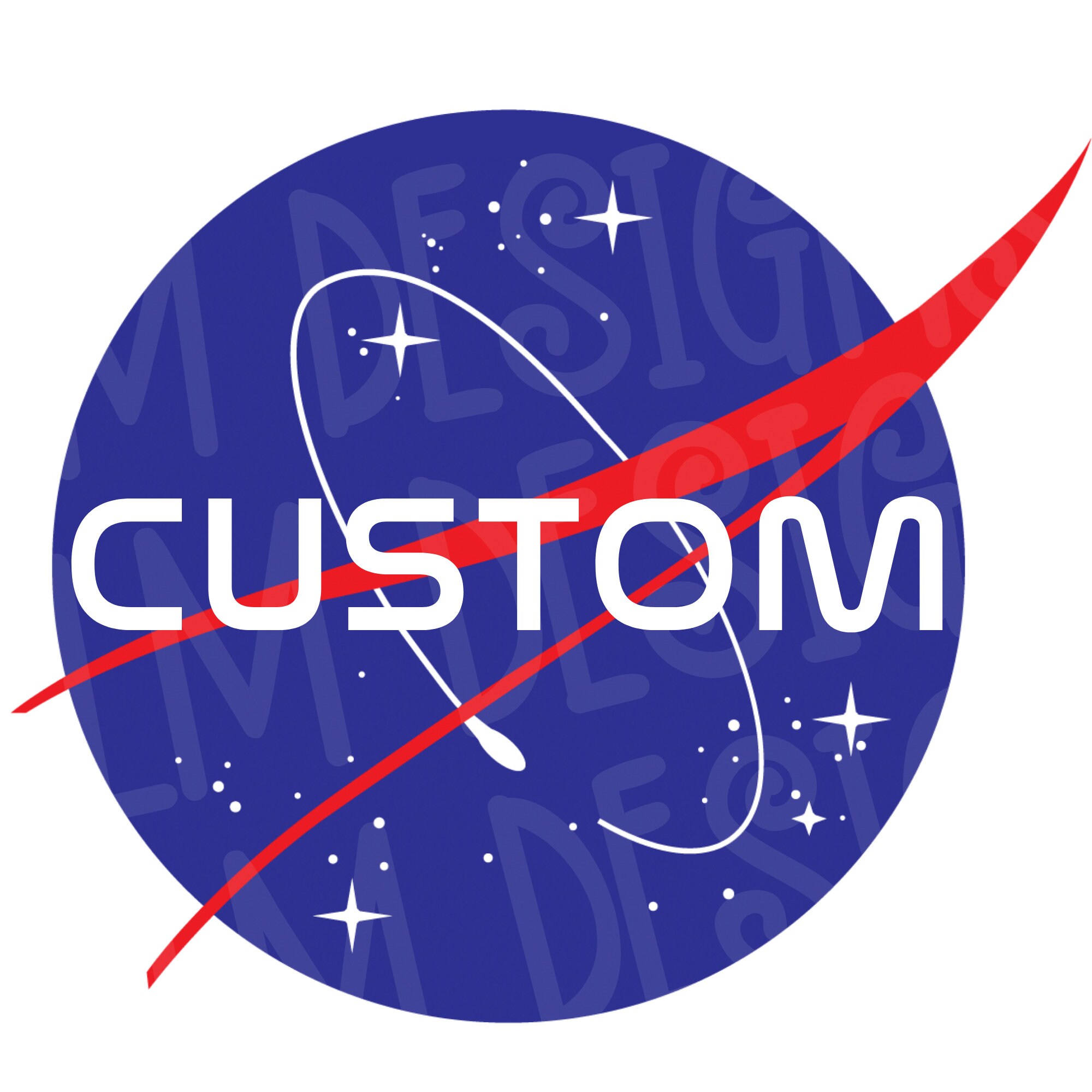 Customizable PRINTABLE NASA Inspired Logo | Outer Space | Replica ...