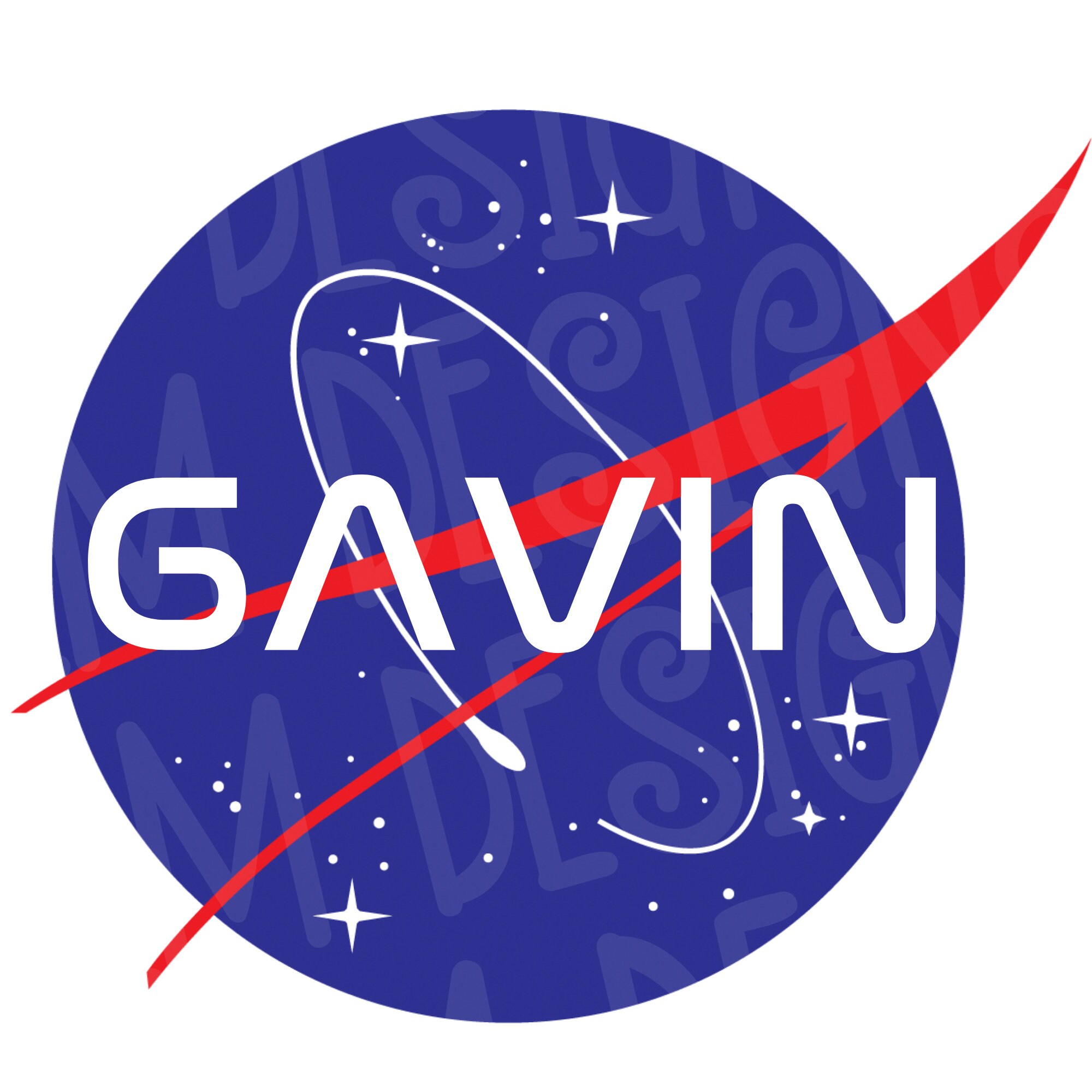 Customizable PRINTABLE NASA Inspired Logo Outer Space - Etsy