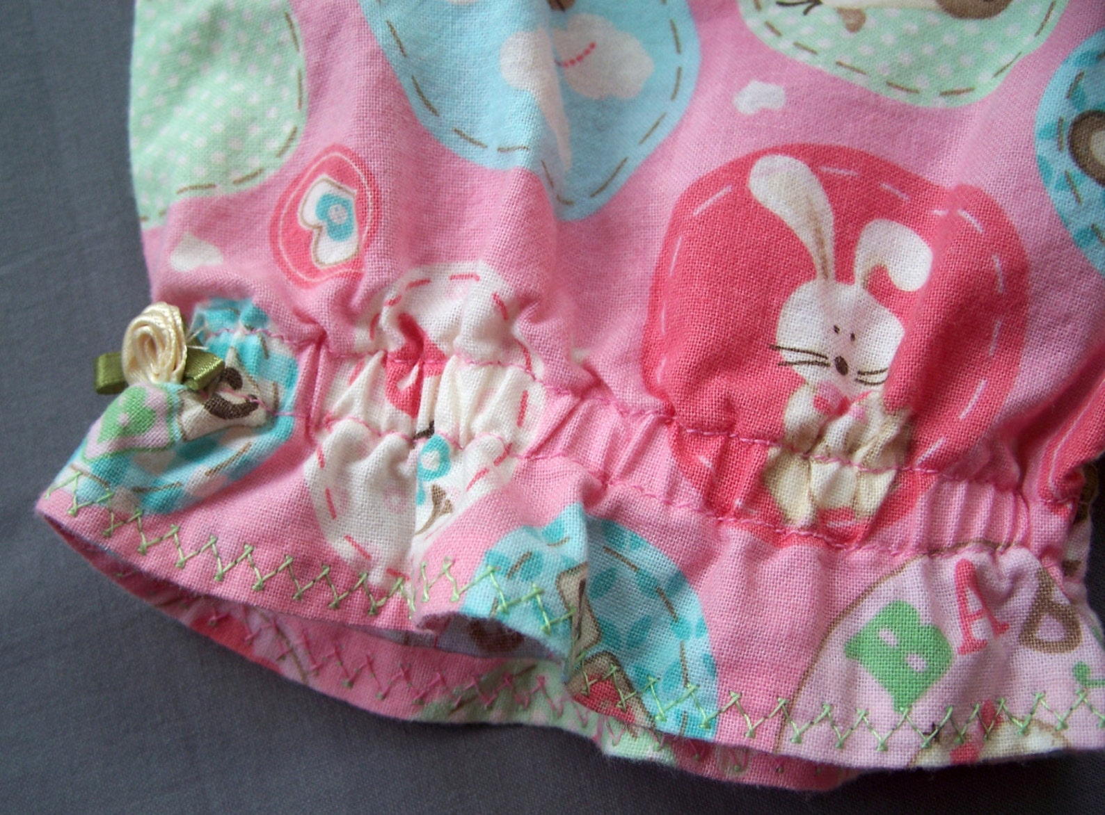 Pink Circus Animals Bloomers With Ribbon and Rosette Detail - Etsy