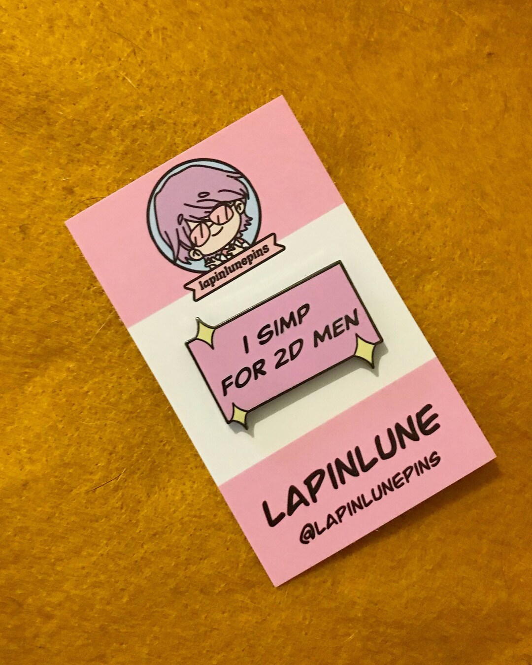 2D Simp Hard Enamel Pins - Etsy