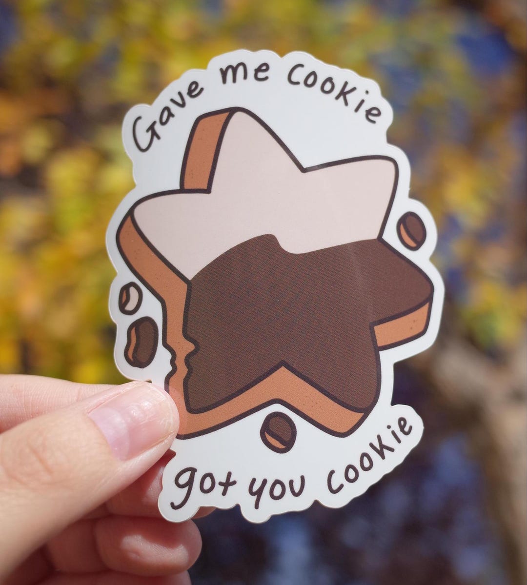 Gave Me Cookie Got You Cookie New Girl Sticker Nick Miller Schmidt - Etsy