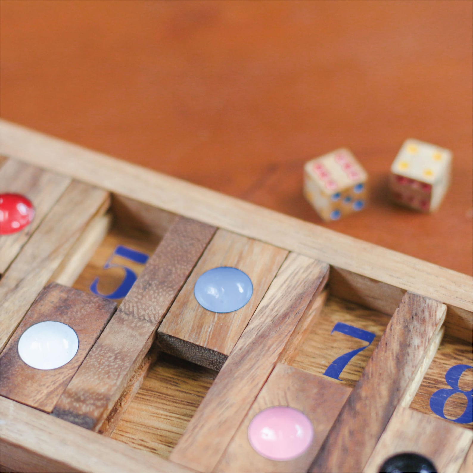 Shut the Box for Math Brain Teasers Kids Player Wooden Boxes - Etsy