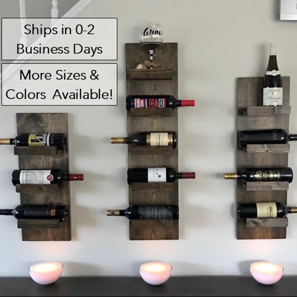 Vertical Wine Rack - Etsy