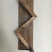 Zig Zag Wine Rack | the Ziggy Zag | Z Geometric Wall Mounted Rustic ...
