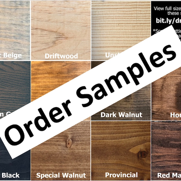 Pine Stain Samples - Etsy