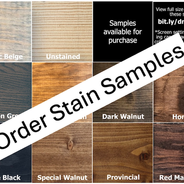 Pine Stain Samples - Etsy
