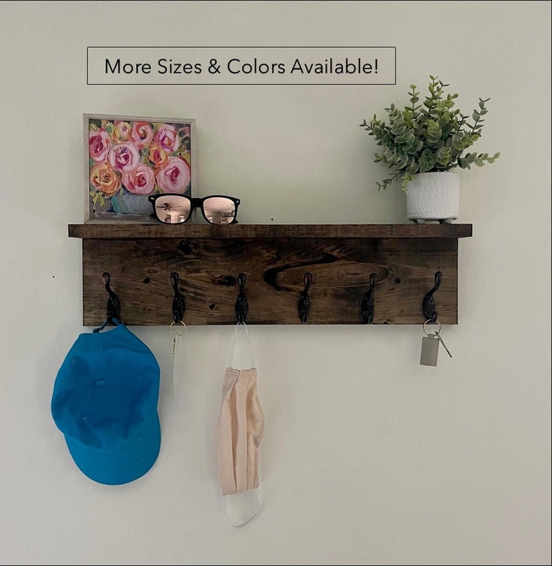 Key Rack and Coat Rack the Vance Entryway Organizer Towel - Etsy