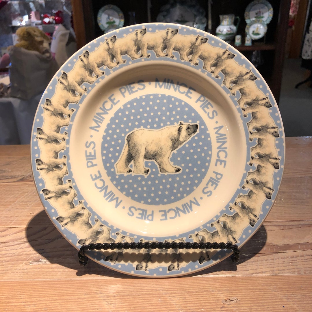 Emma Bridgewater Mince Pies Polar Bear 8.5in Plate Single - Etsy