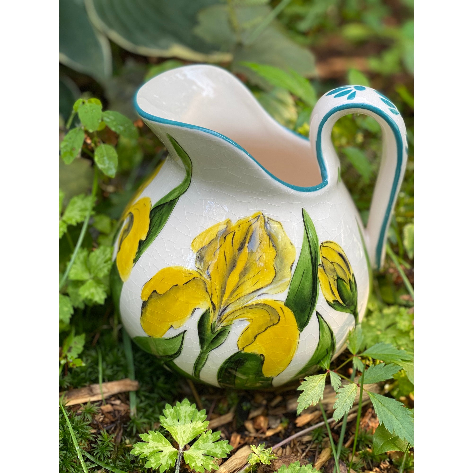 Scottish Pottery-griselda Hill Wemyss Pottery Jug, Yellow Iris - Etsy ...