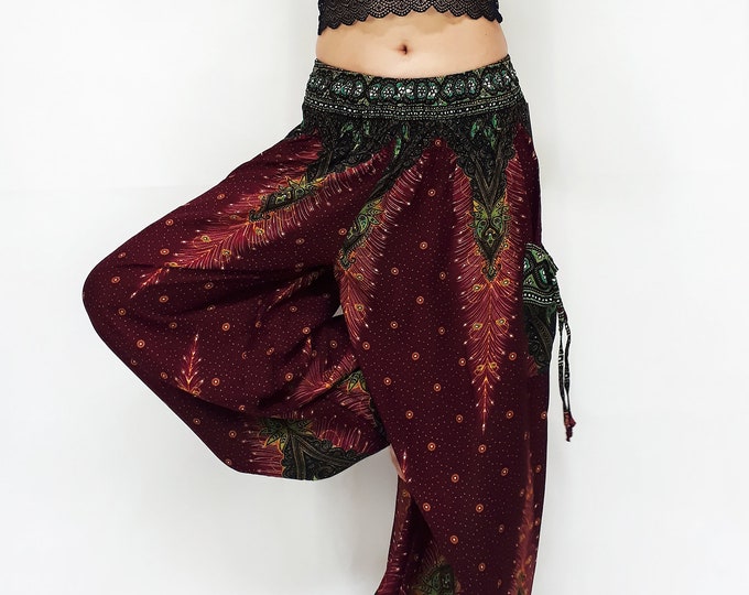 Women Trouser Thai Pants Yoga Pants Aladdin Pants Thai Pants - Etsy