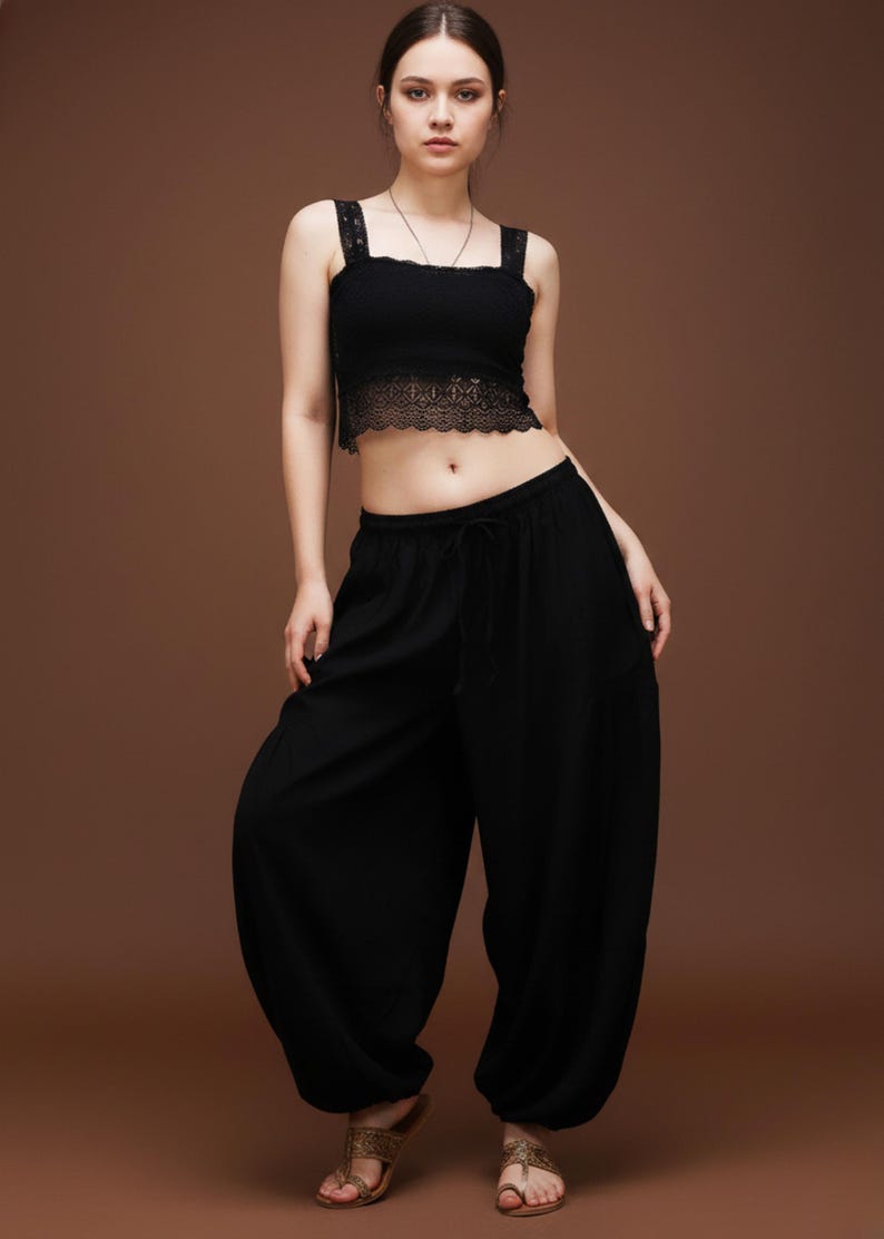 Pikalda-rayon Harem Pants: Women's Comfy Boho Festival Trousers LRTP - Etsy