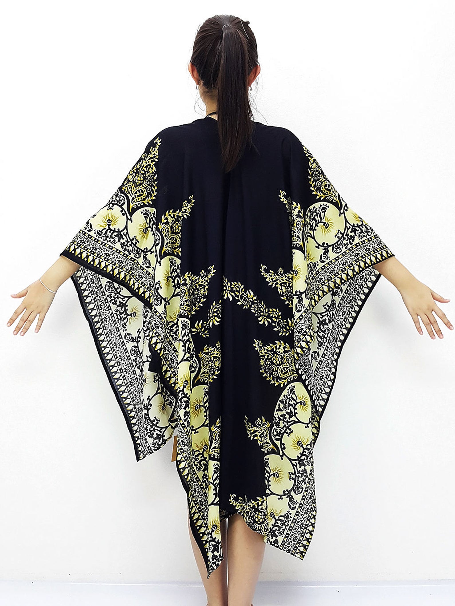 Rayon Scarf Oversized Kimono Rayon Shawl Cardigan Beach | Etsy