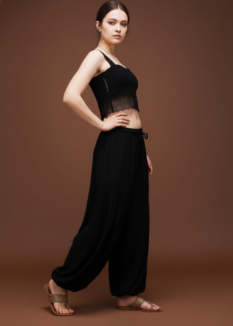 Pikalda-rayon Harem Pants: Women's Comfy Boho Festival Trousers LRTP - Etsy