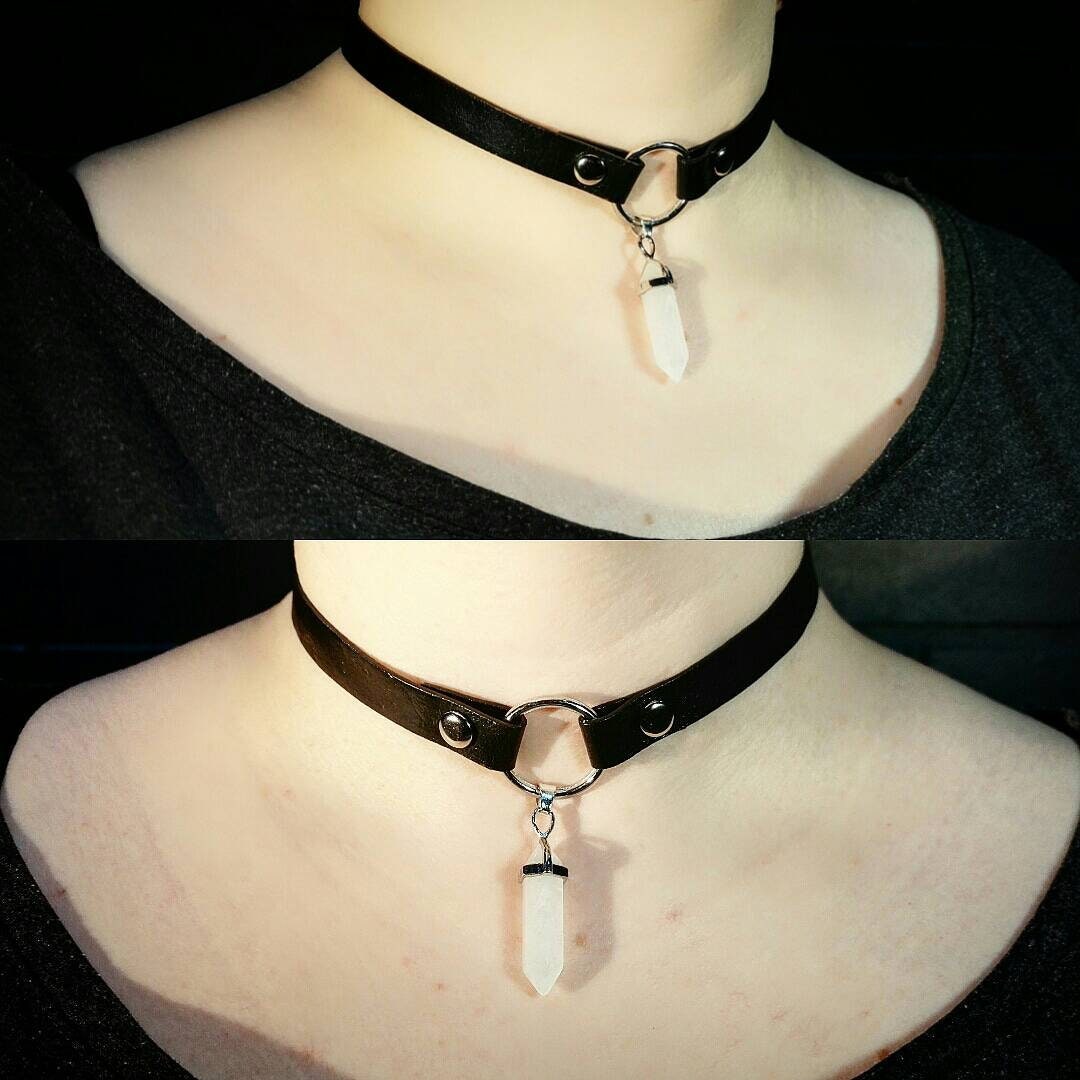 Custom Leather Chokers With O-rings - Etsy