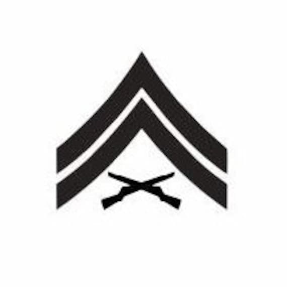 Corporal Marine Corps: Corporal Rank Marine Corps Decals | Etsy