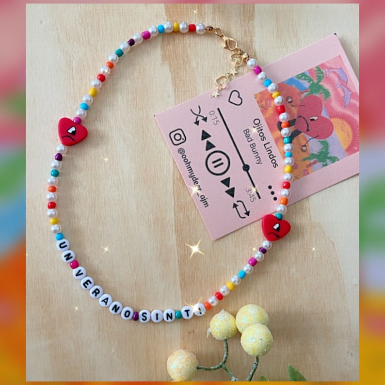 Bad Bunny Inspired Necklace - Etsy