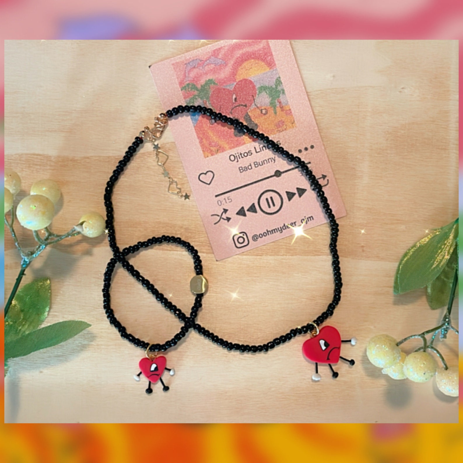 Bad Bunny Inspired Necklace - Etsy