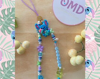 Lilo and Stitch Angel Scrump Custom Phone Charm, Kawaii Pastel Alien ...