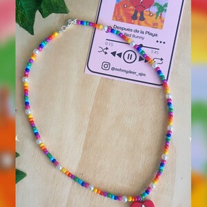 Bad Bunny Inspired Necklace - Etsy