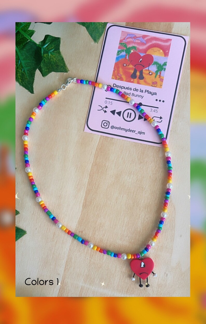Bad Bunny Inspired Necklace - Etsy