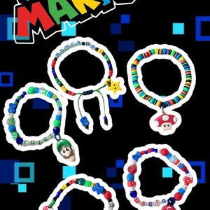 Super Mario Bros. Inspired Bracelets - Etsy