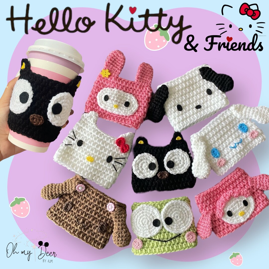 Kawaii Kitty and Friends Cozy Cups | Cozy Mugs - Etsy